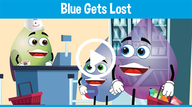 Blue Gets Lost Educational Cartoons - RainbowSmart