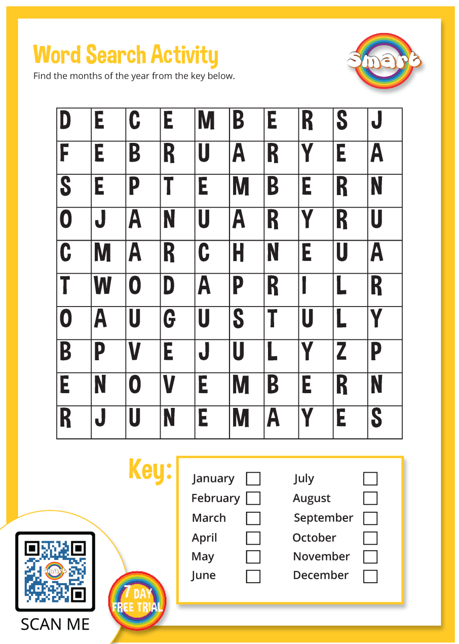 Wordsearch | Easy Drawing Ideas | Parenting Resources